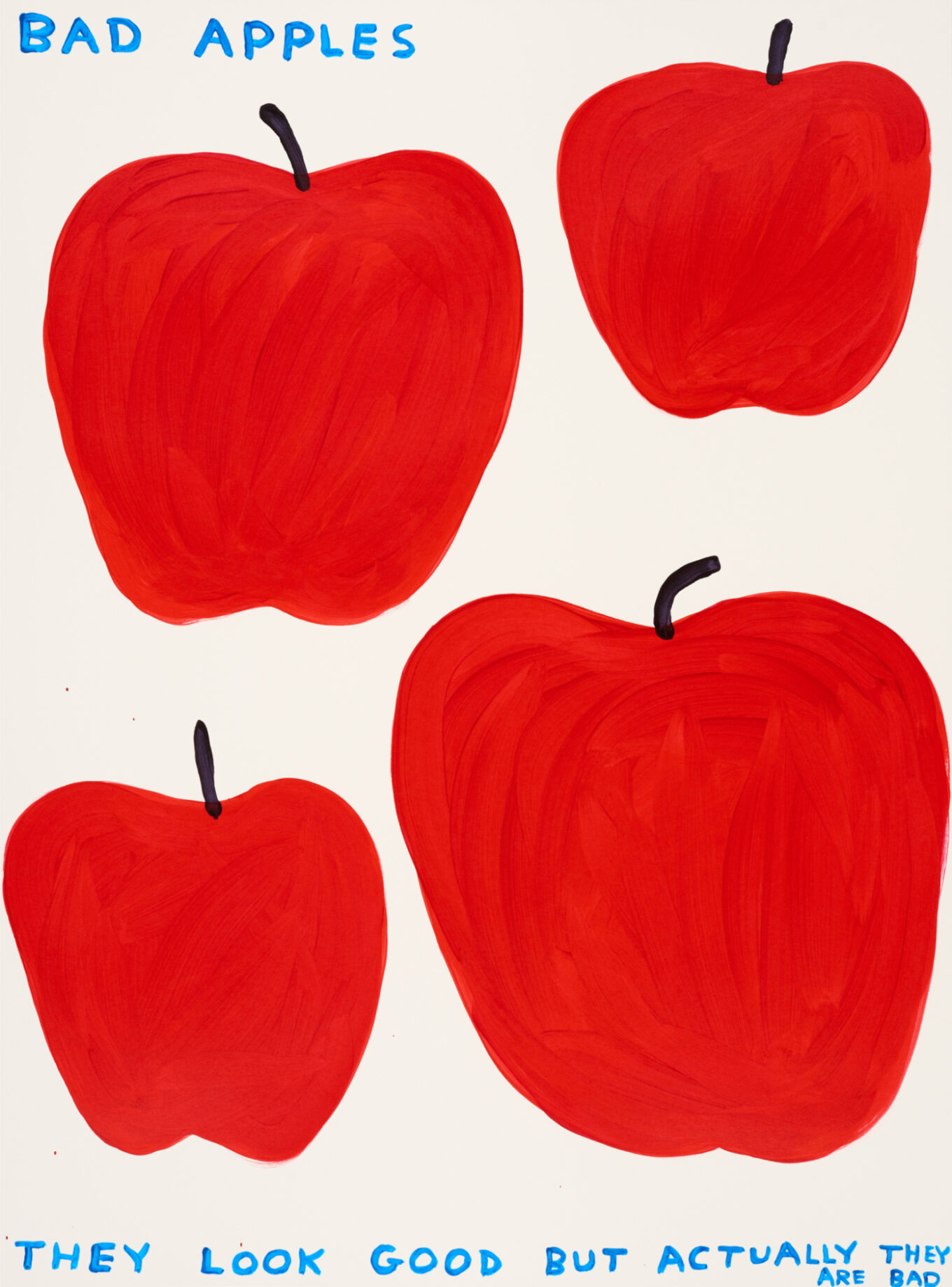 Untitled 'Bad Apples' - David Shrigley