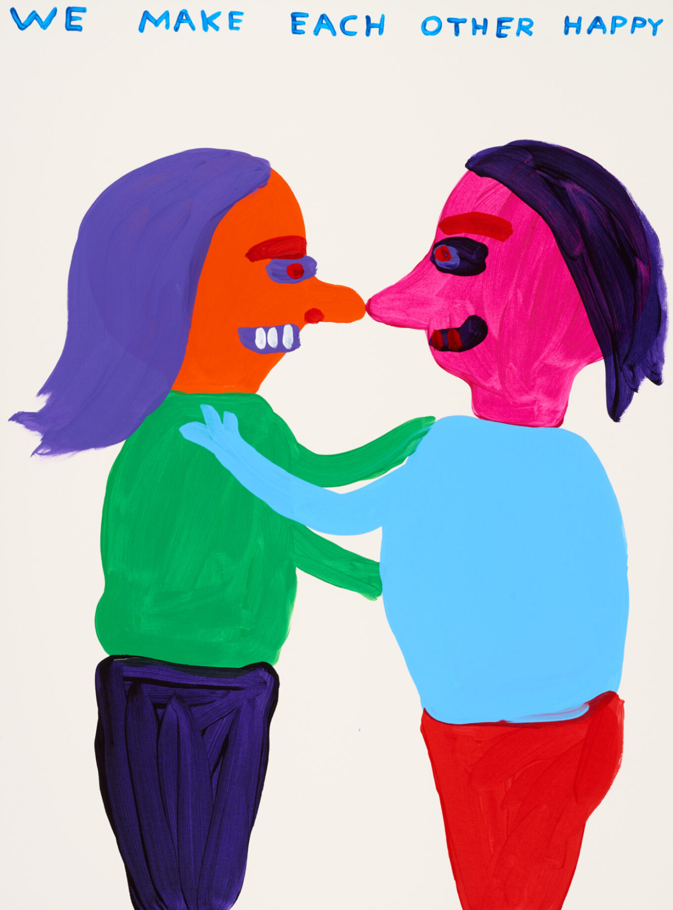 Untitled 'We Make Each Other Happy' - David Shrigley