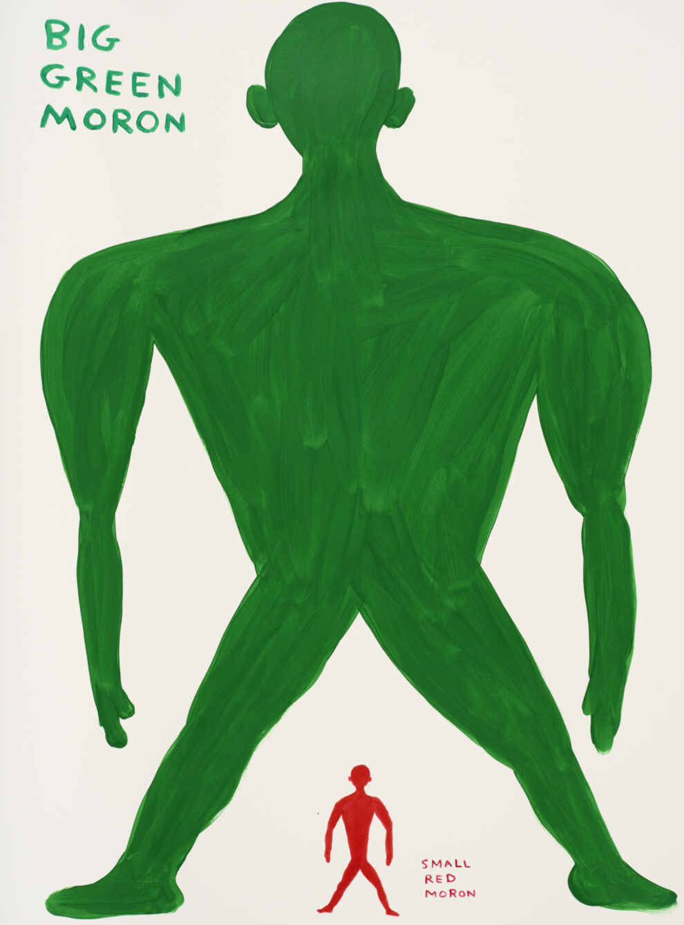 Untitled 'Big Green Man' - David Shrigley