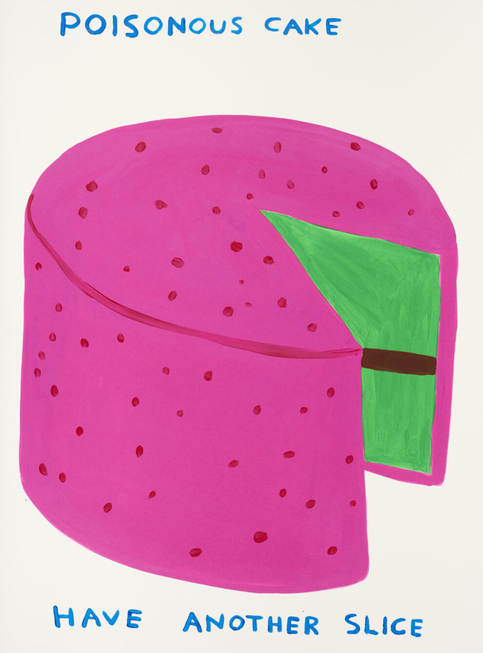 Untitled 'Poisonous Cake' - David Shrigley